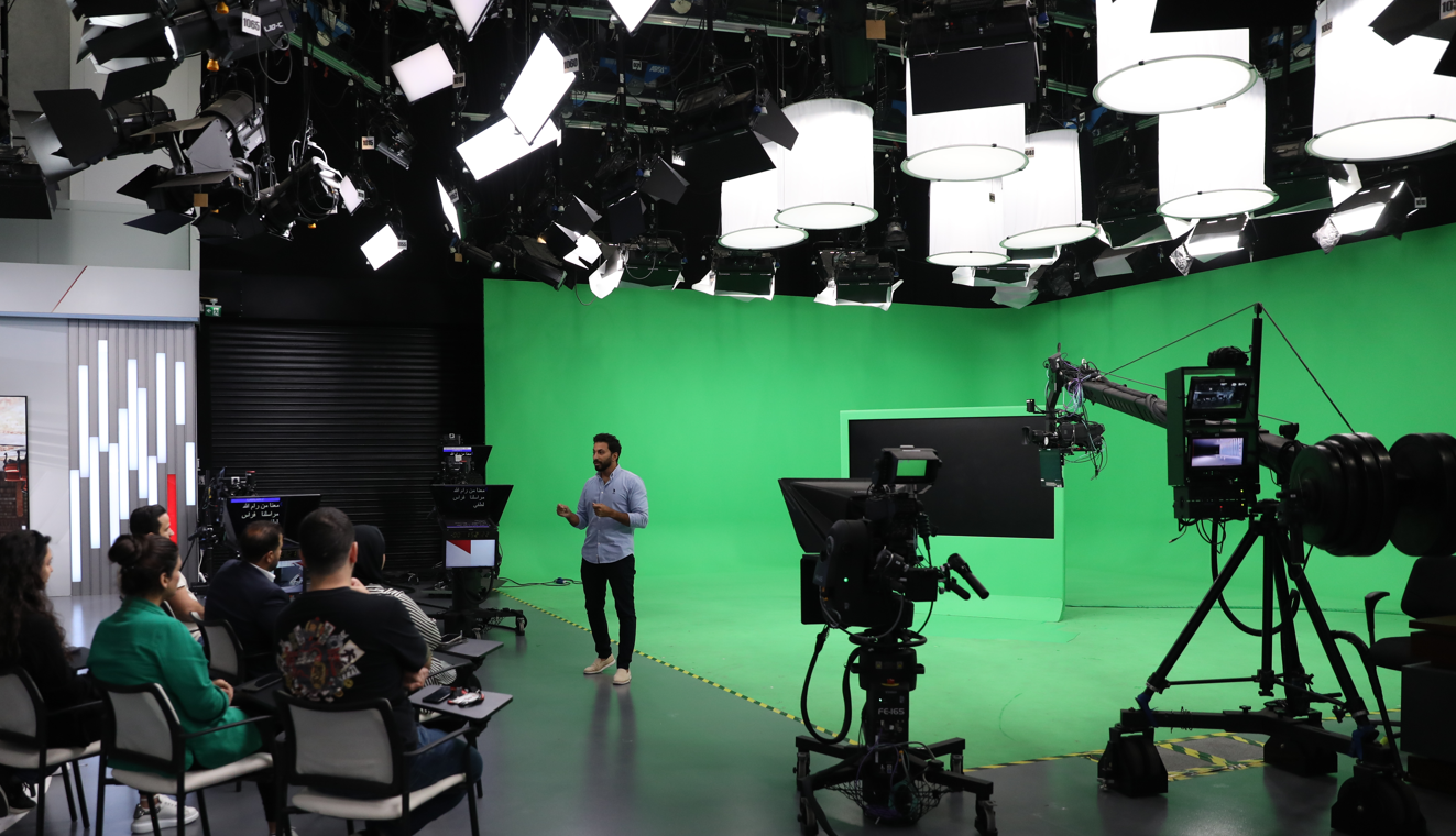 TV presenting & Media Appearances - Sky News Arabia Academy